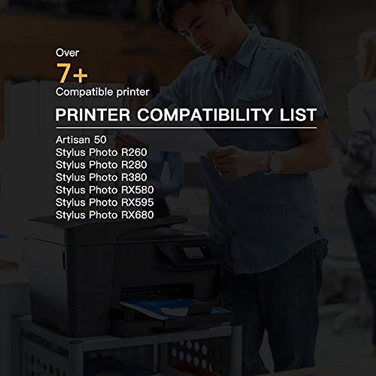 E-Z Ink (TM Remanufactured Ink Cartridge Replacement for Epson 78 T078 to use with Artisan 50 Stylus Photo R260 R280 R380 RX580 RX595 RX680 Printer (7 Pack)