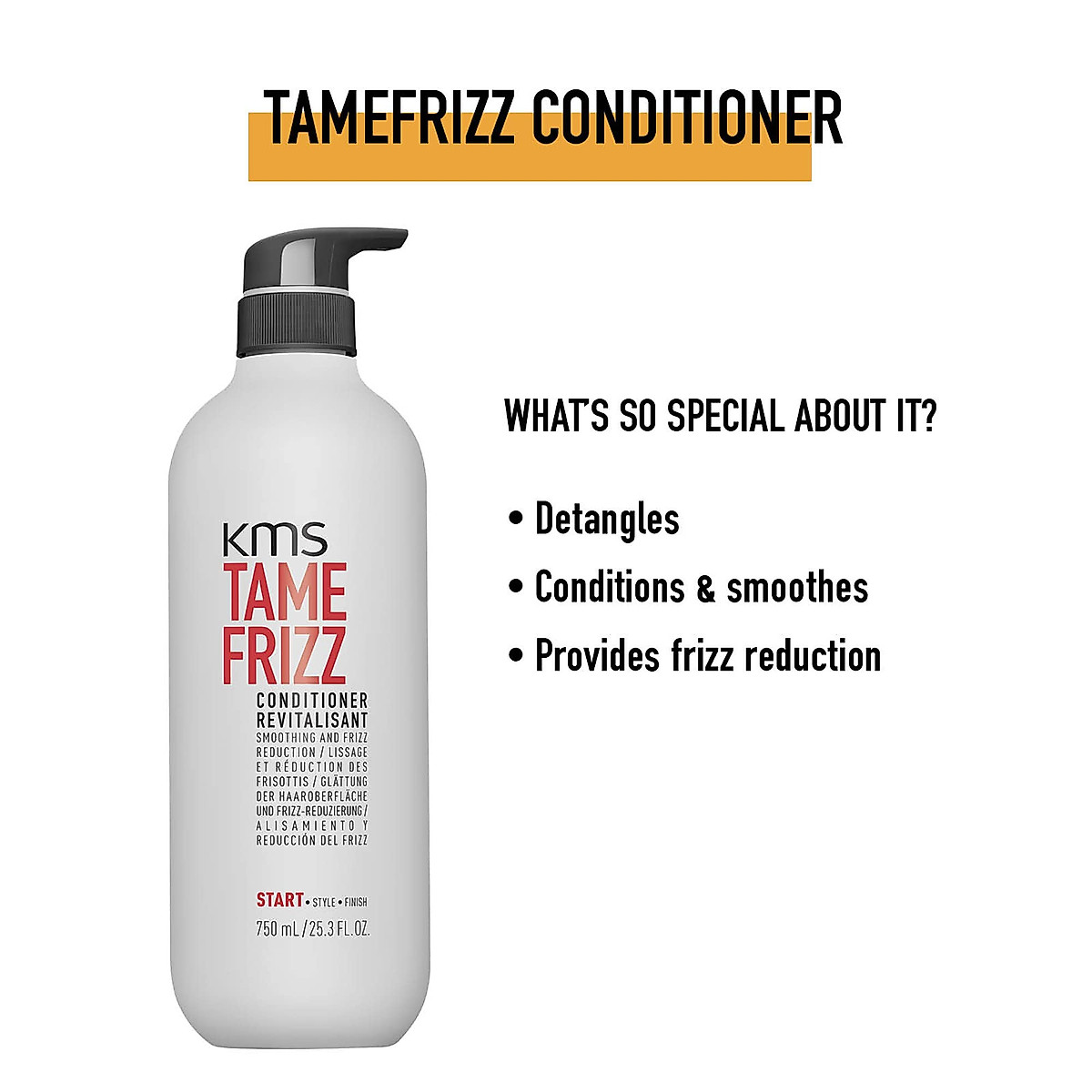 KMS TAMEFRIZZ Conditioner, 25.3 oz