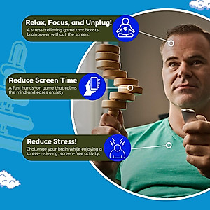 TrueBalance Coordination Game | Handheld Balance Toy for Adults and Kids | Improves Fine Motor Skills (Original)