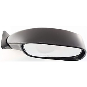 Kool-Vue Mirror Set of 2 Compatible with 1997-2001 Jeep Cherokee Driver and Passenger Side Manual Folding, Textured Black, Manual Glass