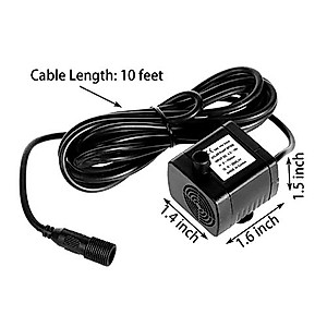 Lewisia Replacement Pump BP200 for Solar Water Fountain Pump