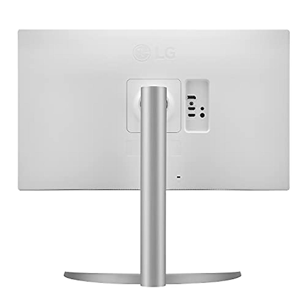 LG 27UP650-W Monitor 27” UHD (3840 x 2160) IPS Display, VESA DisplayHDR 400, DCI-P3 95% Color Gamut, 3-Side Virtually Borderless Display, Height/Pivot/Tilt Adjustable Stand – Silver