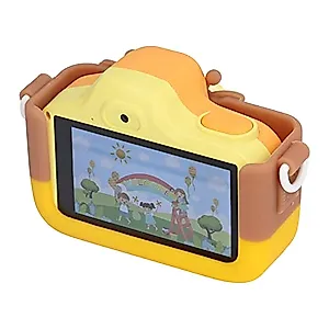 Digital Camera, Birthday Gift Toddler Camera Touch Screen One Key Intelligent Operation Face Recognition Mini for Children's Growth