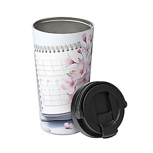 WANGZHAO Calendar Print Double Wall Stainless Steel Vacuum Insulated Tumbler Cup Home Thermal Cup