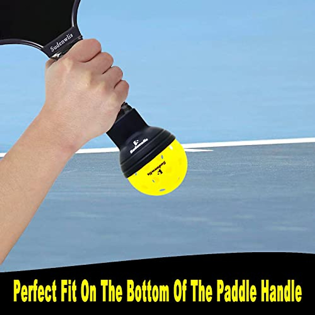 Pickleball Retriever, Pickleupper, Pickleball Ball Retriever (2 pack), pickball grabber, Easy To Pick Up Pickleball Balls Avoid Fully Bending Over, Come With Sweat-Proof Backing Film Overgrip