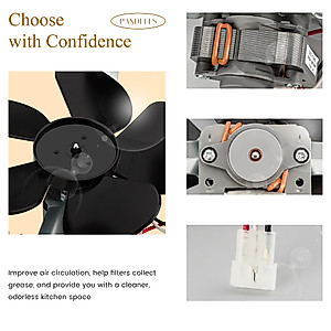 S97012248 Range Hood Fan Motor by PANDEELS, Compatible with Broan-NuTone and Ken-More Stove Fan - Replaces BP17 97012248 AP4527731 99080492 1172615 97005161 99080363 99080410 99080533