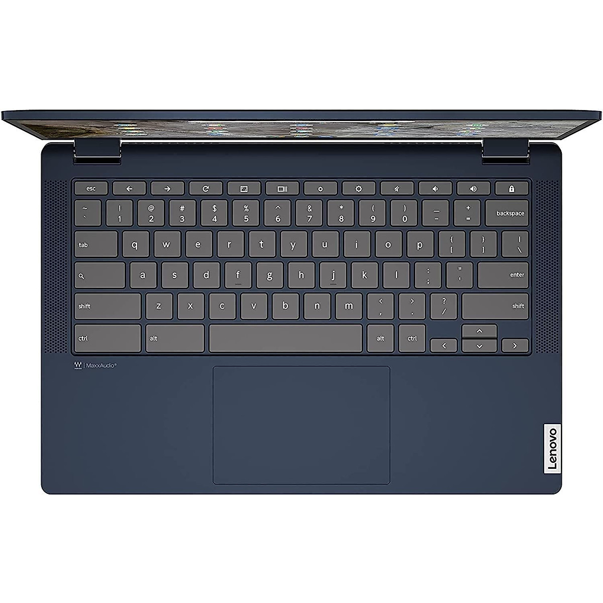 Lenovo Flagship Chromebook 11.6" HD 2 in 1 Touchscreen Laptop Computer, Intel N4020 (up to 2.80 GHz), 4GB RAM, 64GB eMMC, WiFi, Bluetooth, Webcam, Chrome OS, Abyss Blue