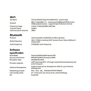 HiLetgo ESP32 LCD WiFi Kit ESP-32 1.14 Inch LCD Display WiFi+Bluetooth CH9102 USB Type-C Internet Development Board for Arduino ESP8266 NodeMCU