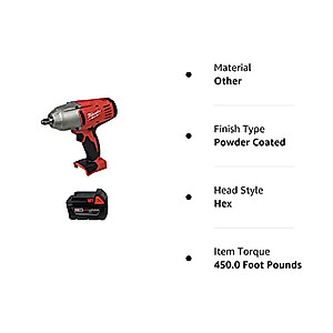 Milwaukee 2663-20 1/2" High Torque Impact Wrench w/ 48-11-1850 5.0Ah Battery
