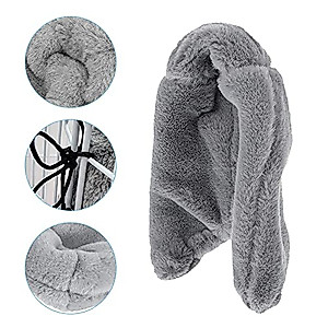 DONGKER Corner Fleece Bird Blanket, Warm Parrot Cuddle Nest Hanging Toy Comfort Parrot Cage Snuggle Hut for Parakeet Cockatiel Pigeon Parrots Cockatiels