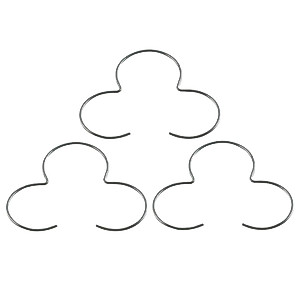 CAFE BREW COLLECTION Heat Diffusers For Use On Electric Stove Top Ranges To Protect Glass Cookware, Pack of 3