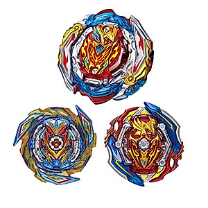 3-Piece Bey Battling Burst Tops B-201 Zest Achilles B-150 Union Achilles B-163 Brave Valkyrie Bayblade pro Series Set Combat Battling Game for Kids Children Birthday Party Idea