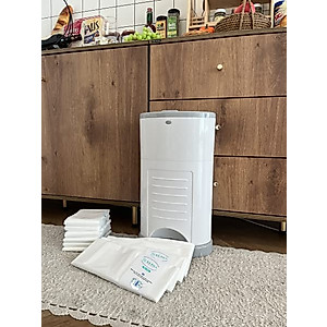 Fit for Dekor Classic Diaper Pails Refills - EZ Fill Diaper Pail Refills 10 Counts(10 Refills), White, (M700WP)