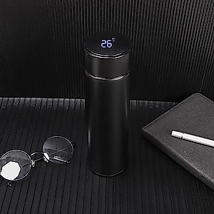 Stainless Steel Thermos, Smart Sports Water Bottle with LED Temperature Display ,Double Wall Vacuum Insulated Water Bottle, Stay Hot for 24 Hrs, Cold for 24 Hrs