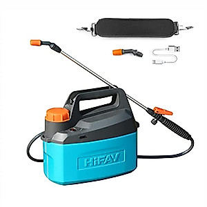 HIFAY ES4 1Gallon/4L Electric Sprayer, Lawn & Garden Automatic Fertilizer Sprayer, Rechargeable Battery Powered Sprayer,Power Plant Mister,Pump Sprayer,Watering Plants Indoor and Outdoor