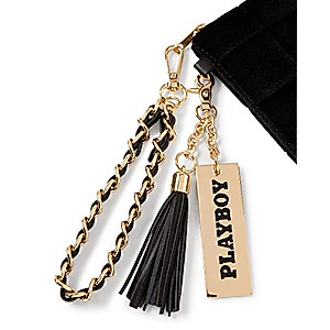 Black Playboy Bunny Pouch | Officially licensed | Exclusively at Spencer's | Zipper closure | Polyester | Spot clean | Imported | Carry keys, ID and more