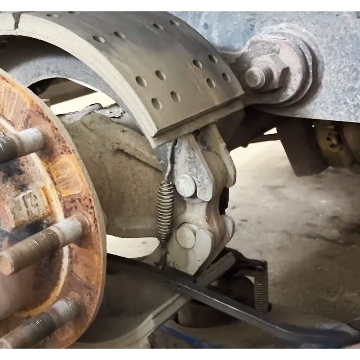 Bestong 5081 S-Cam Air Brake Spring Tool Compatible for Heavy-Duty Tractors and Trailers Diesel Drive Semi-Truck Replace Brake Shoe