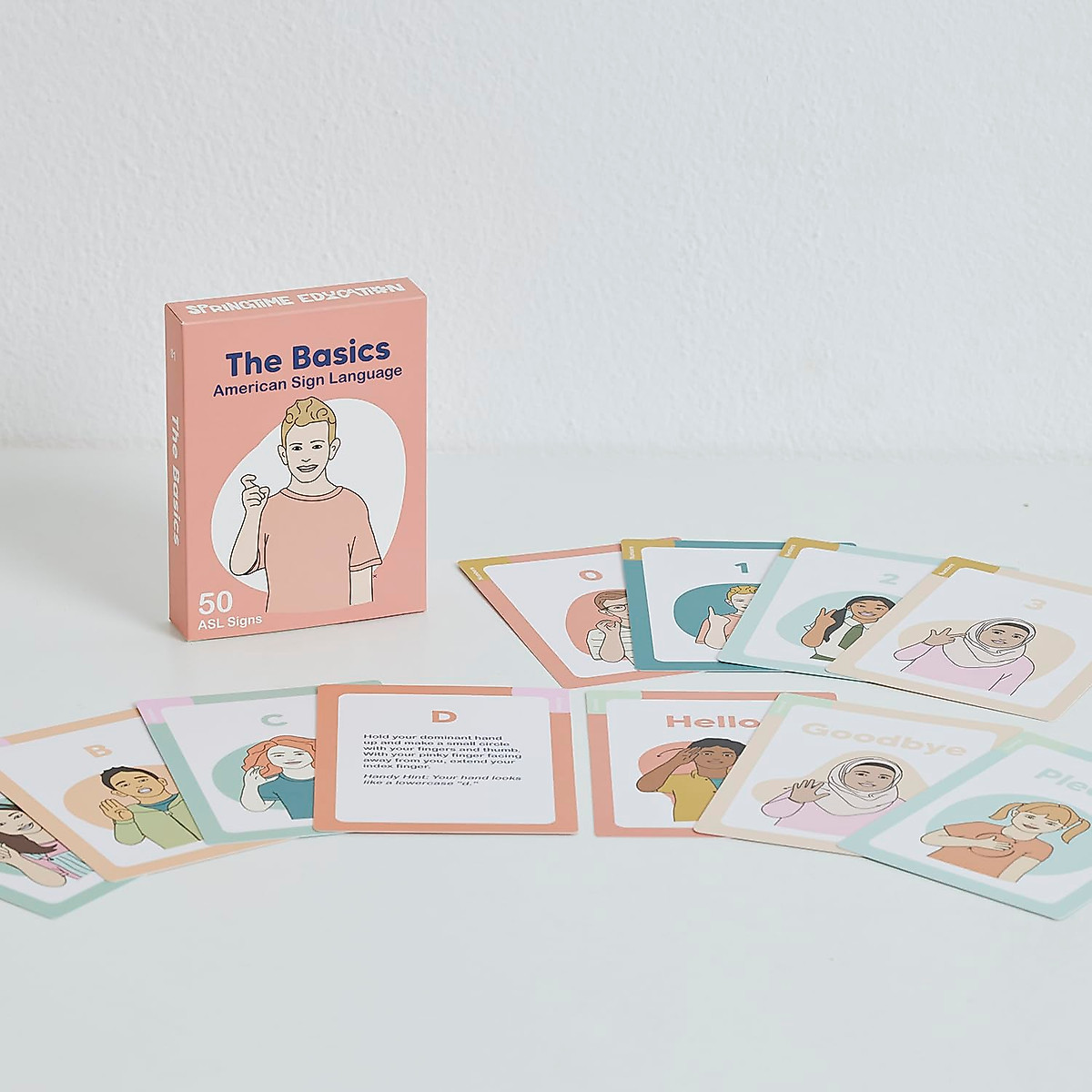 ASL Flash Cards - 200 American Sign Language Flash Cards for Beginners, Kids, Teens and Adults