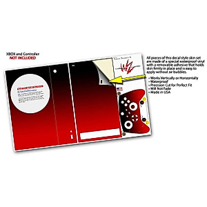 WraptorSkinz Skin Decal Vinyl Wrap compatible with the XBOX Series S Console and Controller Smooth Fades Red Black (GAMING CONSOLE NOT INCLUDED)