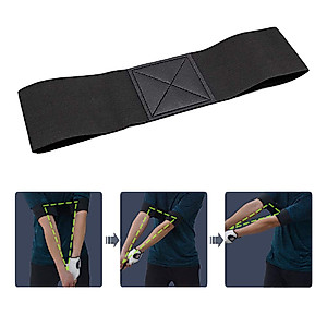 ARRISEN Golf Training Aids, Golf Swing Trainer Arm Band Motion Posture Correction Belt for Golf Beginner Unisex