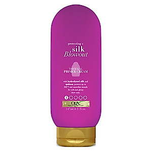 Ogx Silk Blowout Thermal Primer Cream 5 Ounce (2 Pack)