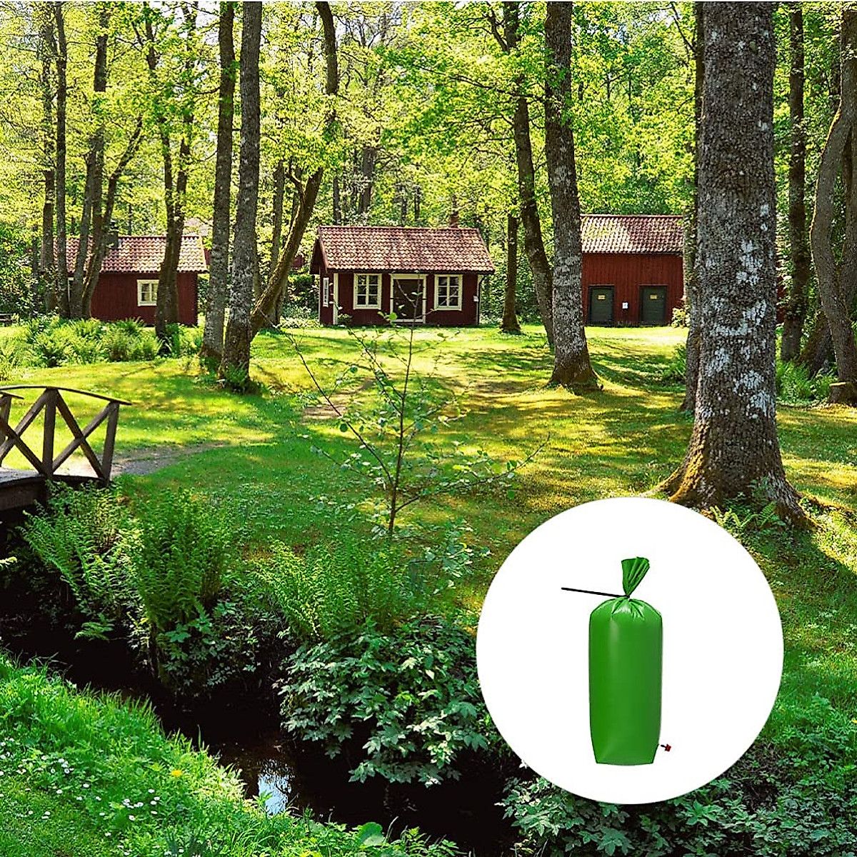 Happyyami Trees Drip Irrigation Bag Flower Watering Bag Planting Water Bag Tree Garden Watering Bag Trees Tree Drip Watering Bag Water Bag for Irrigation Dripping Water Watering can PVC