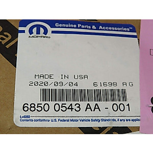 Mopar 68500543AA NAME PLATEHOOD