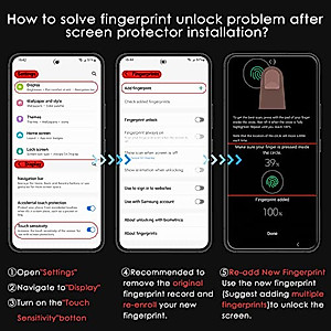 Asstar [2 Pack Samsung Galaxy S23 Ultra Privacy Screen Protector,Support Fingerprint Unlock Screen Protector for Samsung Galaxy S23 Ultra,9H Hardness Tempered Glass Film,Anti-Scratch Case Friendly