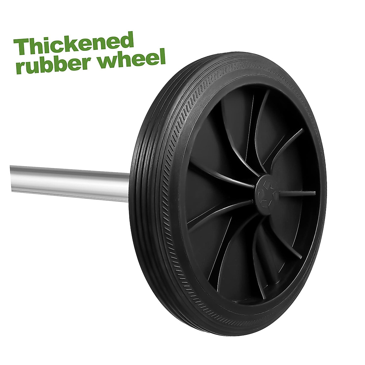 STOBAZA 1 Set Trash Can Spare Parts Dolly Tires Furniture Wheels Dolly Cart Plastic Wheels Replacement for Trash Can Garbage Can Waste Container Dollies Pulley To Rotate Base