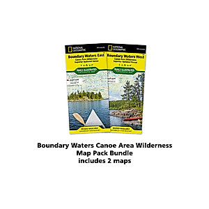 Boundary Waters Canoe Area Wilderness [Map Pack Bundle] (National Geographic Trails Illustrated Map)