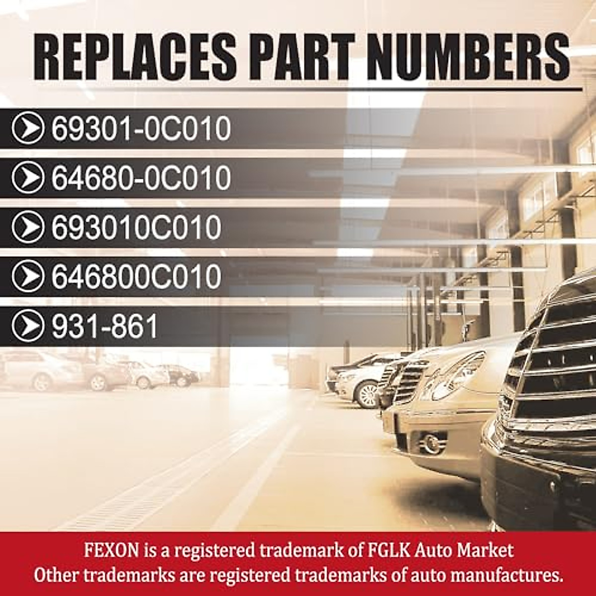 Rear Liftgate Actuator Hatch Trunk Latch Tailgate Lock Replaces for Toyota Sequoia 2001 2002 2003 2004 2005 2006 2007 69301-0C010 64680-0C010 931-861
