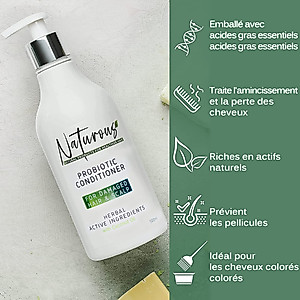 Natural After Keratin Coconut Oil Conditioner-Paraben,Paraffin, Formaldehyde, Sulfate and Salt Free-Organic Herbal Ingredients Growth and Repair-Anti Frizz-Post Hair Coloration for Damaged Hair-17OZ