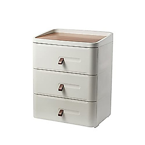 HIGOH Bedside Table Bedside Table Bedroom Dresser Simple Bedside Table Bedroom Furniture Dresser Bedroom Drawer Organizer Bedside Table