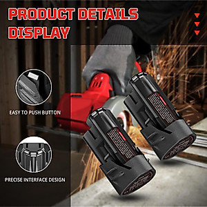 THISSENERGYSYSTEM 2 Pack Battery Replacement for Milwaukee M-12 3.5Ah Battery and Charger Combo Kit, Compatible with 48-11-2420 48-11-2425 48-11-2402 48-11-2440 48-11-2460 Cordless Power Tool