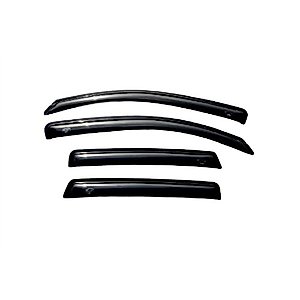 Auto Ventshade [AVS] Ventvisor / Rain Guards | Outside Mount, Smoke Color, 4 pc | 94323 | Fits 2007 - 2012 Dodge Caliber