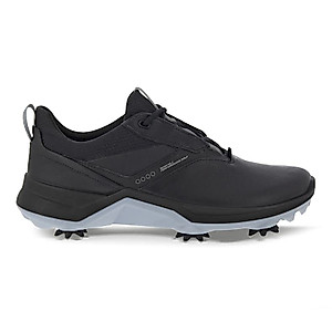 ECCO Women's Biom G5 Gore-TEX Waterproof Golf Shoe, Black, 8-8.5
