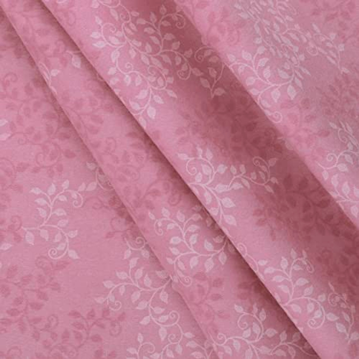 Mook Fabrics Flannel Leaves, Orchid Smoke
