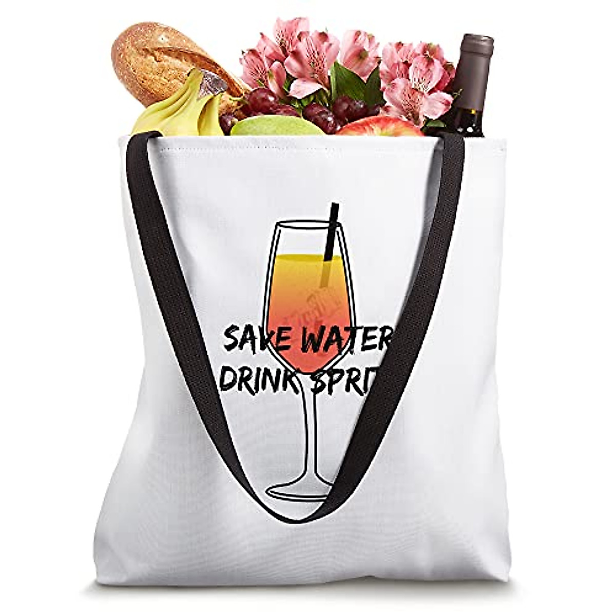 Save water drink Spritz - I love Aperol - favorite drink Tote Bag