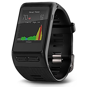 Garmin vívoactive HR GPS Smart Watch, Regular fit - Black