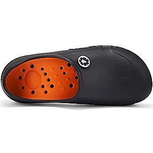 YUNGPRIME Men's and Women's Slip-Resistant Work Shoes - Nursing - Chef Shoes Black