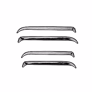 Auto Ventshade [AVS] Ventshade / Rain Guards | Stainless Steel Finish, 4 pc | 14088 | Fits 1979 - 1982 Ford LTD 1979 - 82 Mercury Marq 1983 - 91 Mercury Grand Marquis 1987 - 91 Ford LTD Crown Victoria