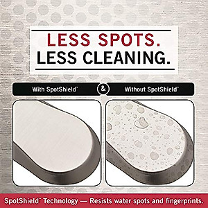 DELTA FAUCET PTR35-BN Porter Double Towel Hook, SpotShield Brushed Nickel