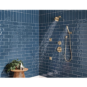 Delta Faucet Trinsic Gold 6-Setting Diverter Trim Kit, Diverter Valve Kit, Gold Shower Diverter, Champagne Bronze T11959-CZ (Valve Not Included)