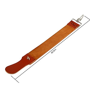 Straight Razor Sharpener Strap Belt,Genuine Leather Razor Folding Knife Shave Knife Strop Leather For Razor Strops Hair-Removal-Razor-Strops Sharpener Sharpening Belt