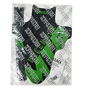 NICEDACK Mudguards Mountain Bike, 2 Pieces Mudguards Fit 20-29 Inch MTB Mudguard Front and Rear Compatible Bicycle Splash Guard (Green)