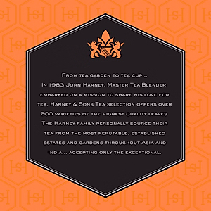 Harney and Sons Hot Cinnamon Spice Single Serve Tea Pods, 96 Pack | Compatible with Keurig K Cup Brewers | No Sugar Added | One Capsule Per Cup