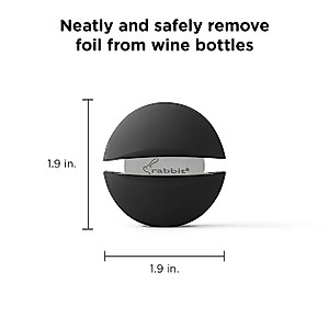 Rabbit Wine Bottle Foil Cutter (Black), 1 EA - W6113