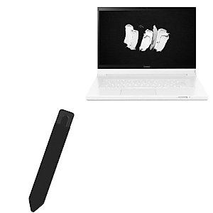 BoxWave Stylus Pouch Compatible with Acer ConceptD 7 Ezel CC715-71-7163 (15.6 in) - Stylus PortaPouch, Stylus Holder Carrier Portable Self-Adhesive - Jet Black