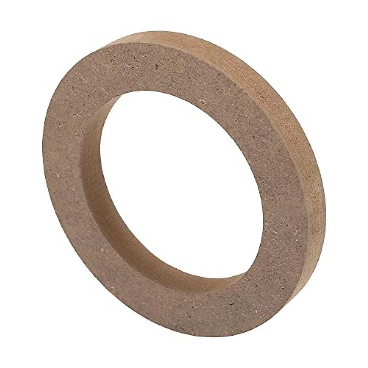 X AUTOHAUX 2 Pcs 4" Universal Wooden Car Speaker Subwoofer Mounting Spacer Rings Adapter Bracket Holder Plate
