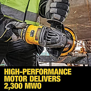 DEWALT FLEXVOLT 60V MAX* Angle Grinder with Kickback Brake Kit, 4-1/2-Inch to 6-Inch (DCG418X2)